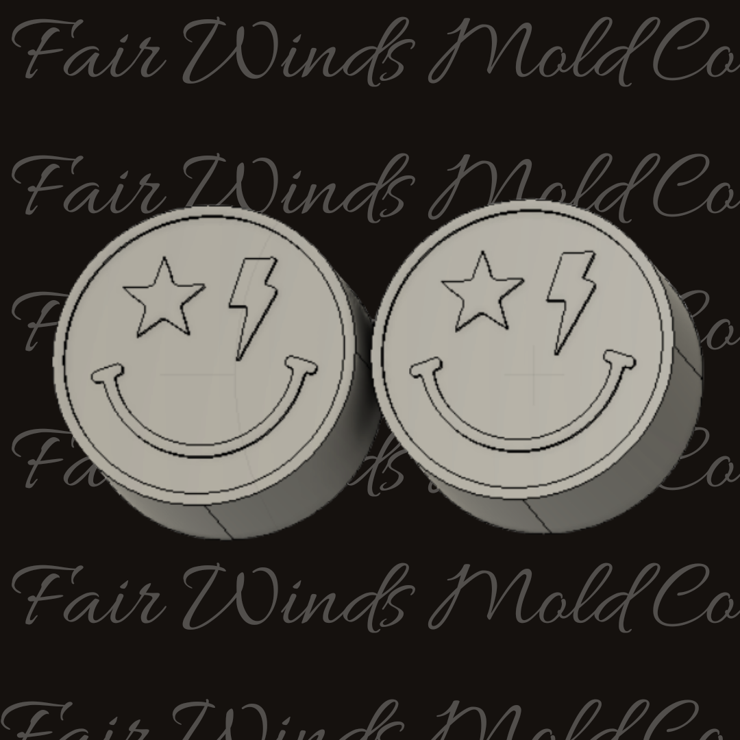 Lightning Bolt Smiley – Fair Winds Mold Co